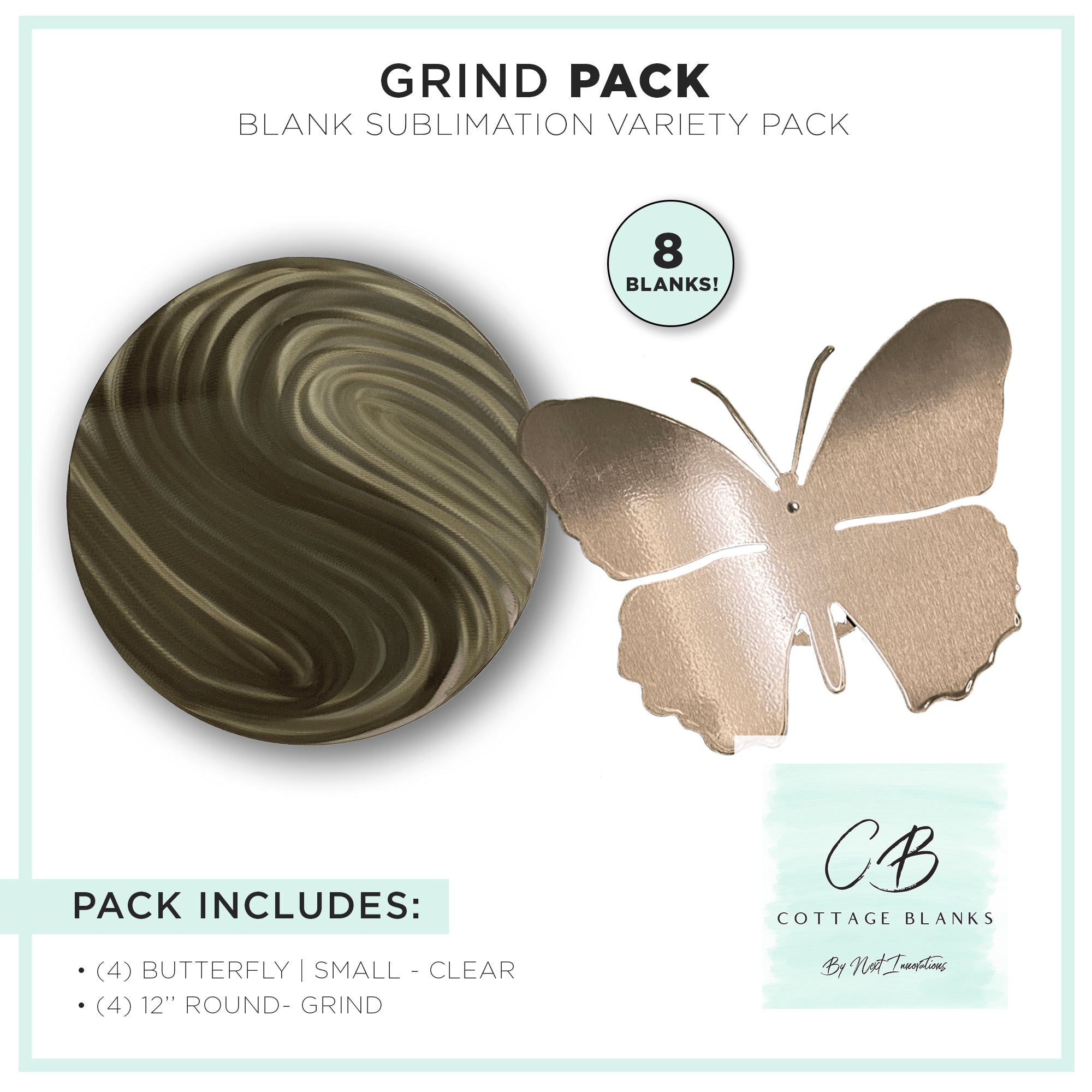 Clear Pack Sublimation Blanks – Metal Art Maker