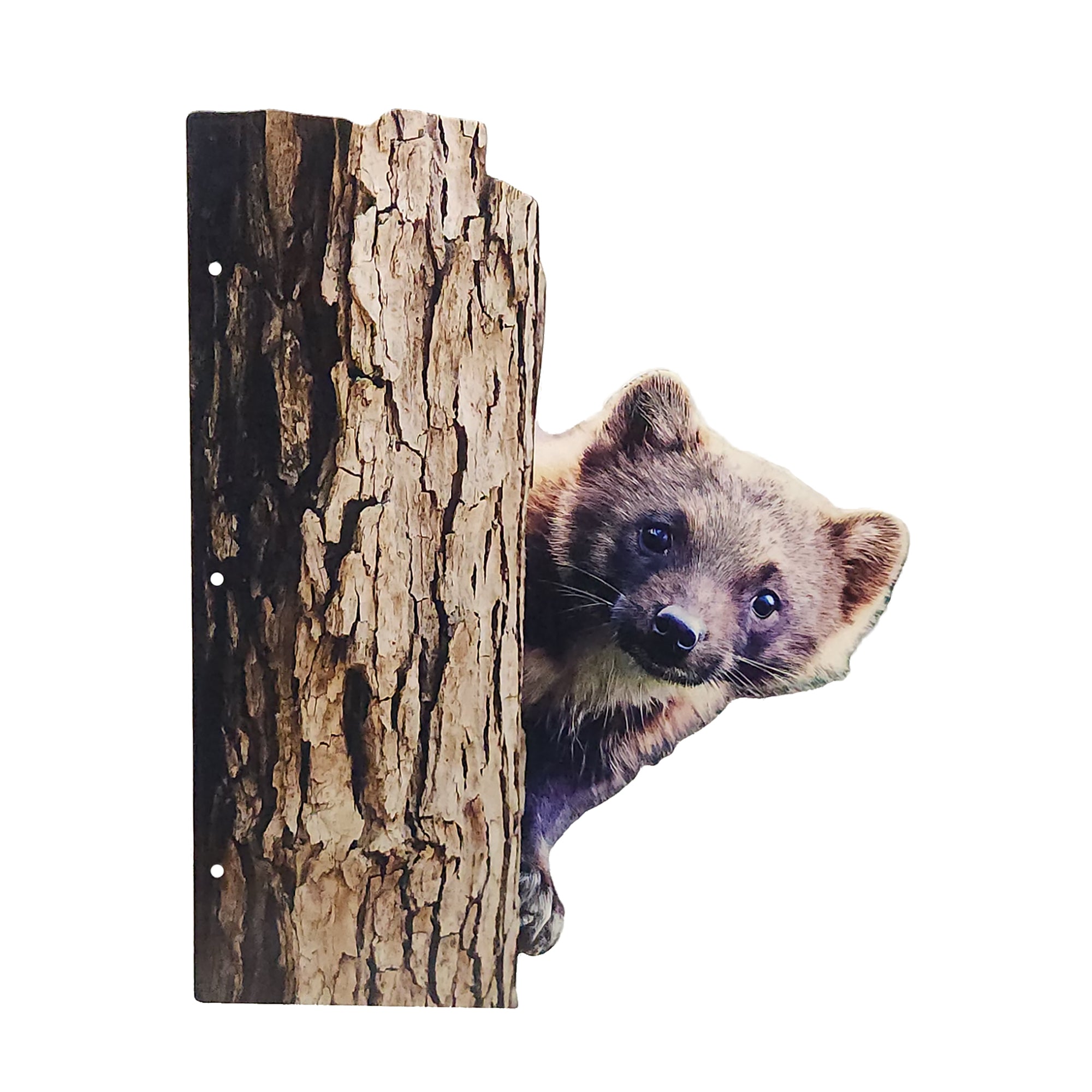Fisher Steel Metal Sign for outdoor | Peeking Fisher – Metal Art Maker