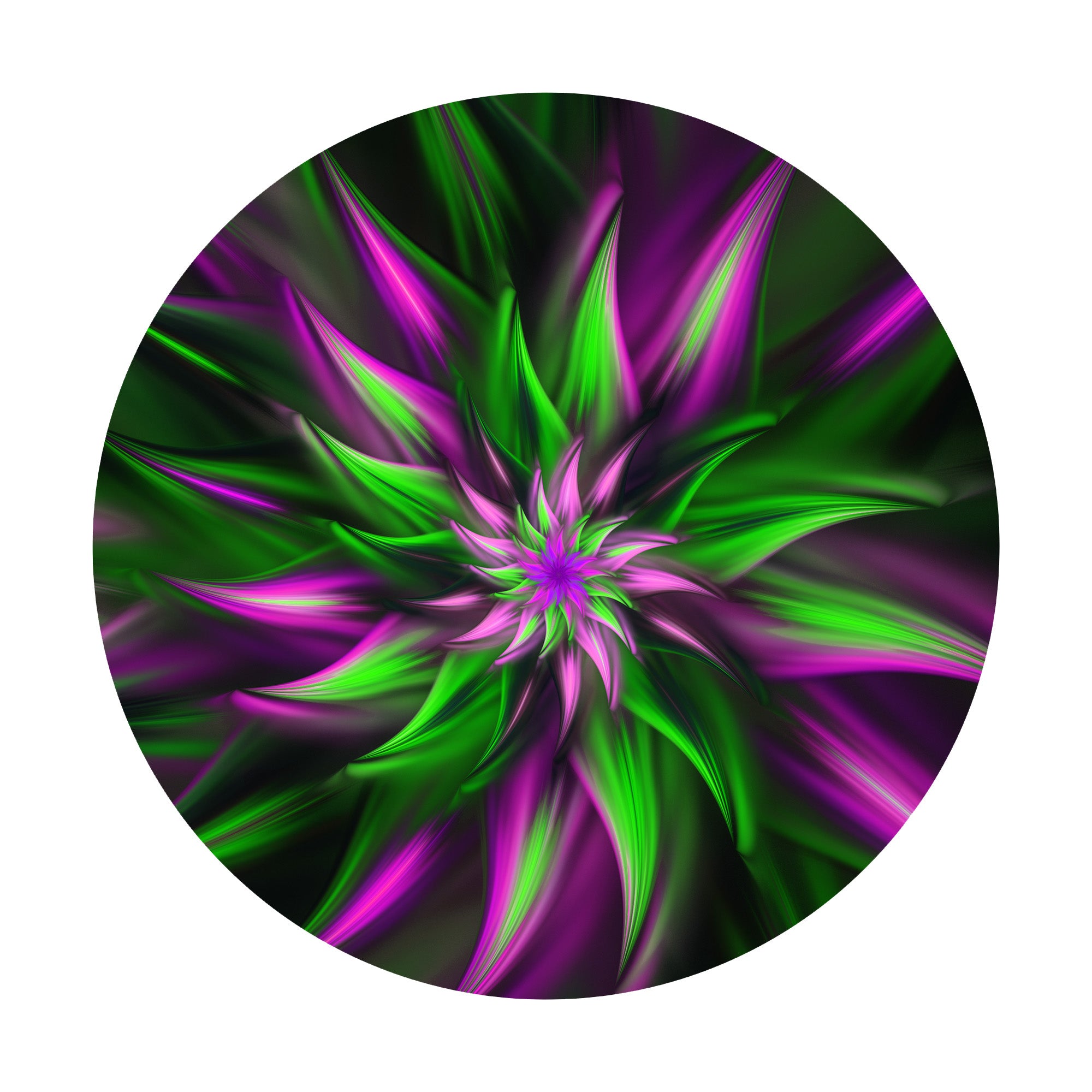 Whirl Round Metal Wall Art | Abstract Design Metal Round Wall Decor ...