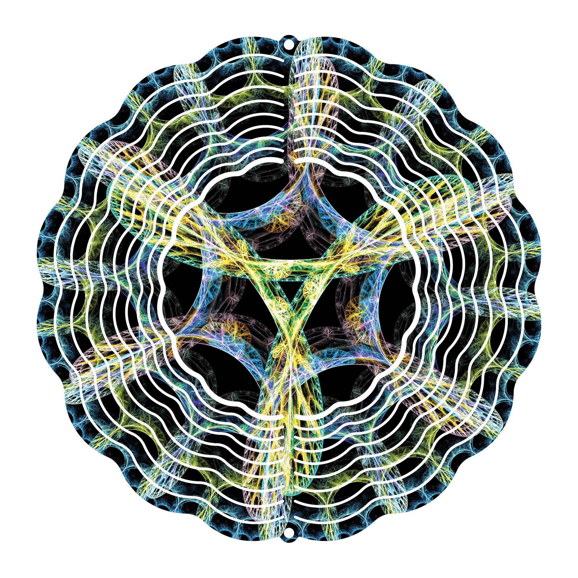 Fractal Wind SpinnerOur outdoor metal yard art has always been among o ...