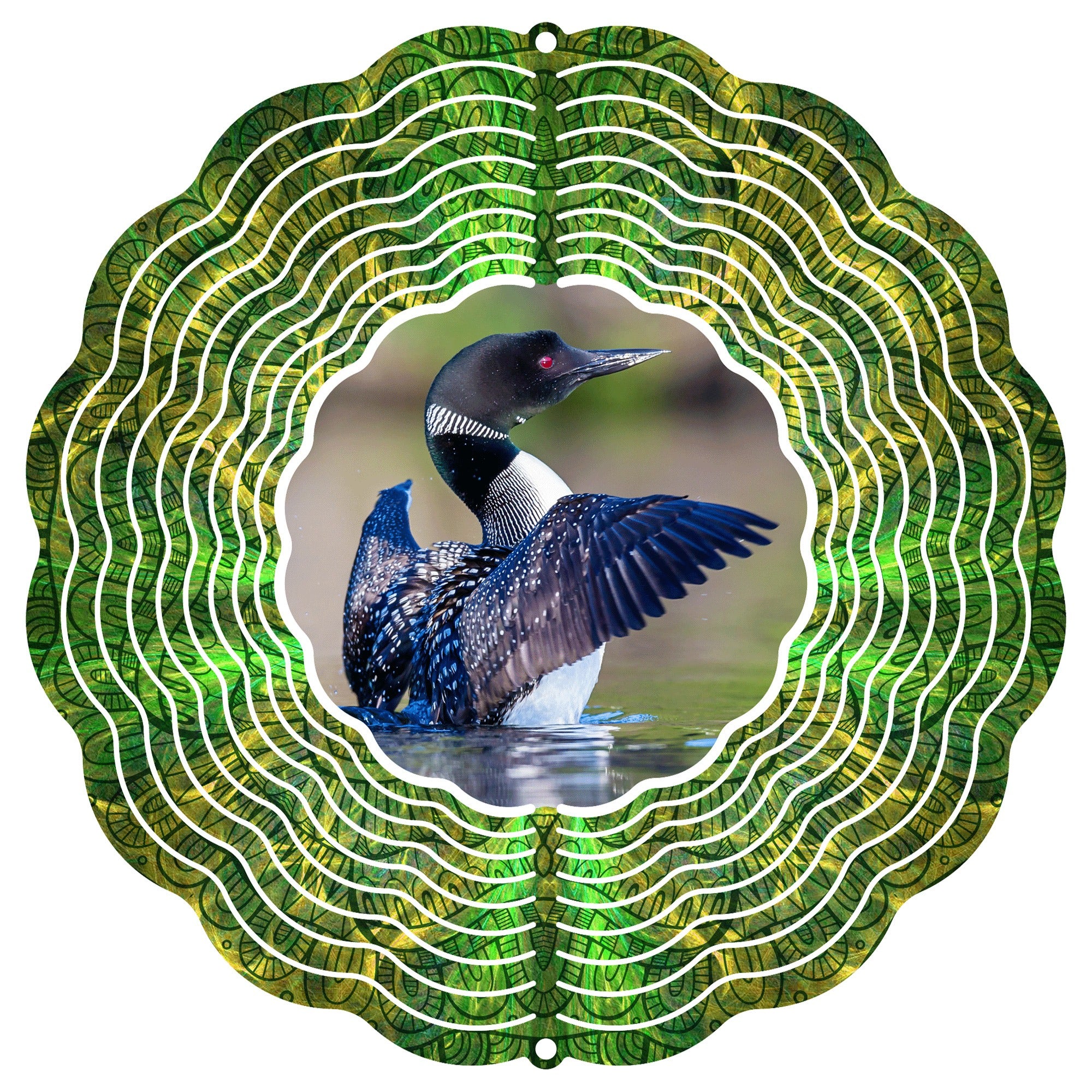 Loon Dance Wind SpinnerOur outdoor metal yard art has always been amon ...